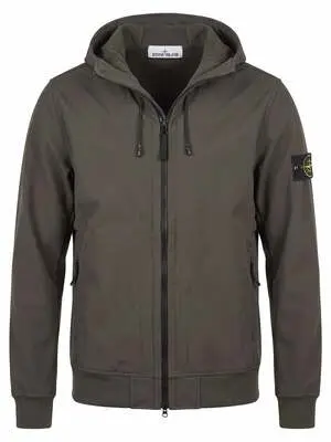 Stone Island Soft Shell-r_e.dye Biker Jacket - Multicolor
