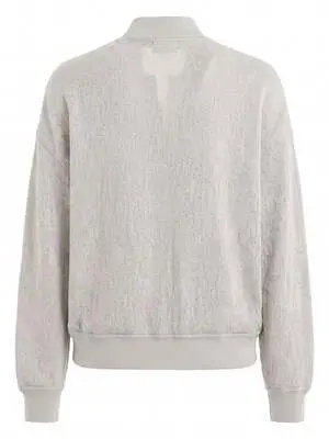Brunello Cucinelli Lace Flowers Jersey Cardigan