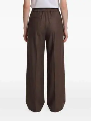 Max Mara Batavia Wool Wide-leg Trousers