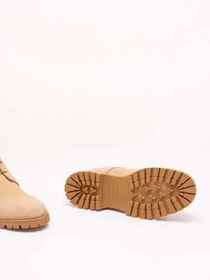 Gucci Lace-up Ankle Boot With Web