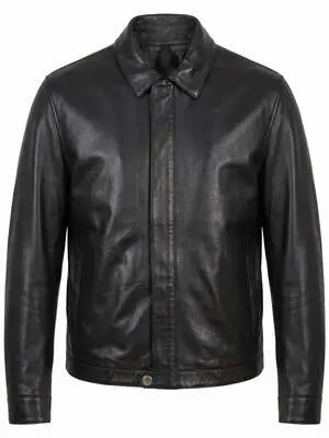Tagliatore Foch` Leather Jacket - Multicolor