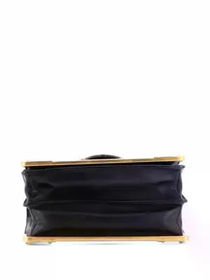 Prada Cahier Leather And Saffiano Leather Small Crossbody Bag - Black