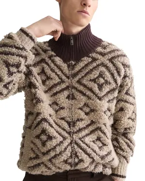 Scotch & Soda Jacquard High Neck Sweater
