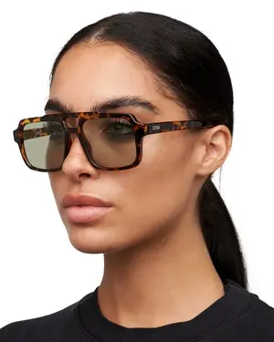 OTRA Tame Aviator Sunglasses, 59mm - Tortoise
