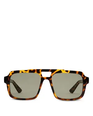 OTRA Tame Aviator Sunglasses, 59mm - Tortoise