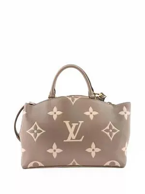 LOUIS VUITTON Petit Palais Handbag Bicolor Monogram Empreinte Giant Satchel
