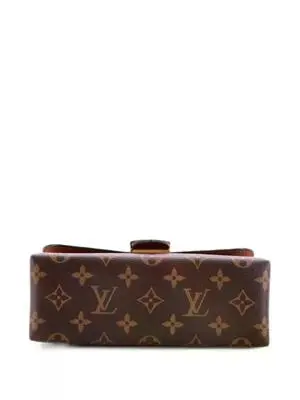 LOUIS VUITTON Locky Handbag Monogram Canvas With Leather Bb Satchel - Brown