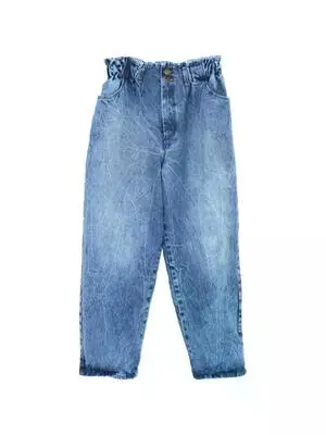 ANNTIAN Stonewashed Tapered Jeans