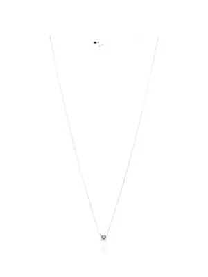 LOUIS VUITTON Empreinte Pendant 18k White Gold And Diamond Necklace - Silver