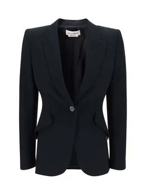 Alexander McQueen Blazer Jacket - Black