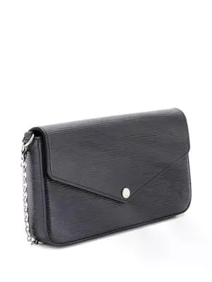 LOUIS VUITTON Felicie Pochette Epi Leather Crossbody Bag - Black
