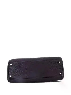 Hermès Kelly Handbag Noir Togo With Palladium Hardware 32 Satchel