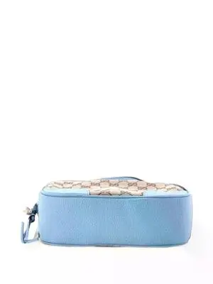 Gucci Bree Disco Gg Canvas With Leather Mini Crossbody Bag