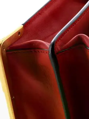 Prada Cahier Leather And Saffiano Leather Small Crossbody Bag