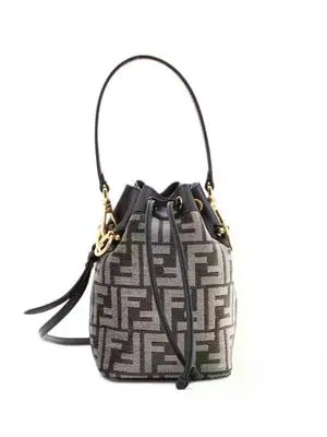 Fendi Mon Tresor Zucca Tapestry Mini Bucket Bag