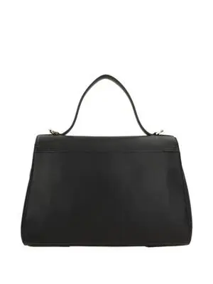 Savette Soft Symmetry Leather Tote Bag - Black