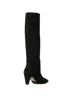 ANNA F. Pointed-toe Suede Boots