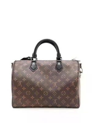 LOUIS VUITTON 2021-2026 Monogram Speedy Soft 30 Dark Satchel