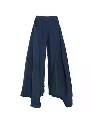Henrik Vibskov Wrist Plisse Layered Trousers - Blue