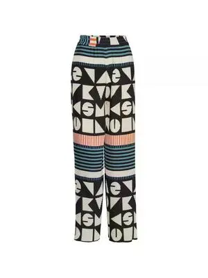 Henrik Vibskov Silhouette Plisse Pleated Trousers - Black