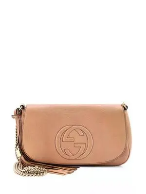 Gucci Soho Chain Leather Medium Crossbody Bag - Neutrals