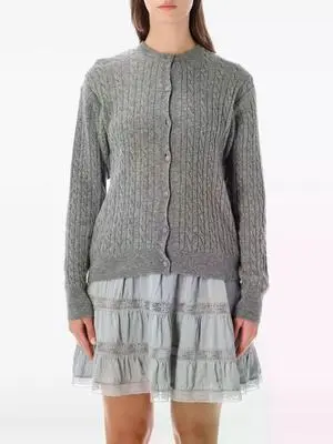 Gimaguas Rina Cable-knit Cardigan - Grey