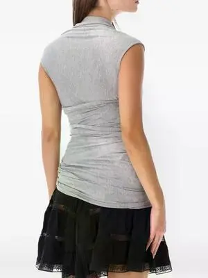 Gimaguas Wrap-style Sleeveless Top