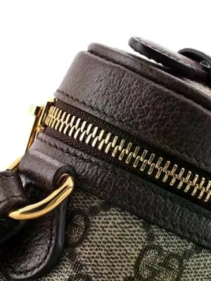 Gucci Ophidia Top Handle Bag Gg Coated Canvas Mini Shoulder Bag