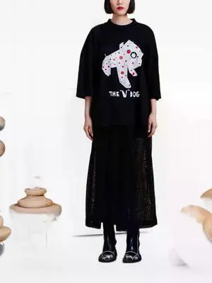 Henrik Vibskov V Dog Graphic-print T-shirt
