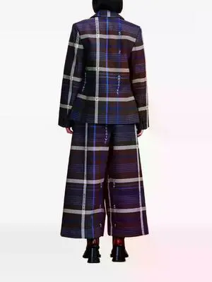 Henrik Vibskov Always Inside Check-print Blazer