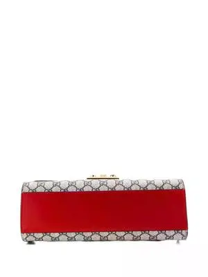 Gucci Padlock Gg Coated Canvas And Leather Medium Shoulder Bag
