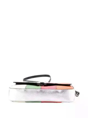 Gucci Petite Gg Flap Shoulder Bag Striped Leather Small Crossbody Bag