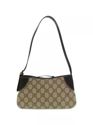 Gucci 2016-2026 Small Gg Supreme Emblem Shoulder Bag - Neutrals