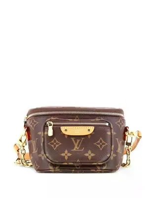 LOUIS VUITTON Bum Bag Monogram Canvas Mini Belt Bag