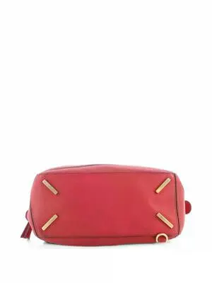 Loewe Puzzle Bag Leather Medium Shoulder Bag - Red