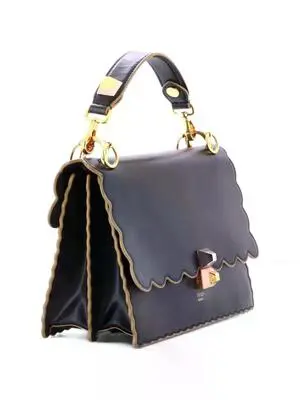 Fendi Kan I Bag Leather Medium Shoulder Bag