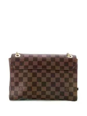 LOUIS VUITTON Vavin Handbag Damier With Leather Pm Crossbody Bag
