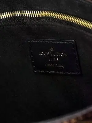 LOUIS VUITTON Vavin Handbag Damier With Leather Pm Crossbody Bag