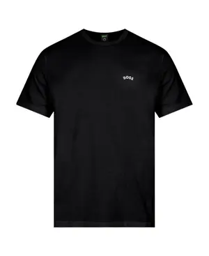 Hugo Boss Curved Logo Crewneck T-shirt - No