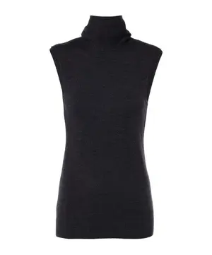 TOTEME Sleeveless Sweater - Black