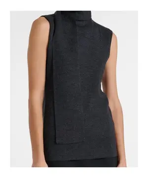 TOTEME Sleeveless Sweater - Black