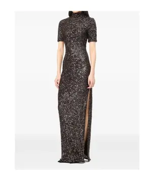 ROTATE BY BIRGER CHRISTENSEN Sequin-embellished Gown