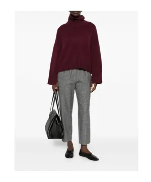 Antonelli Firenze Herringbone Stretch Casual Trousers