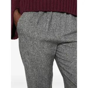 Antonelli Firenze Herringbone Stretch Casual Trousers