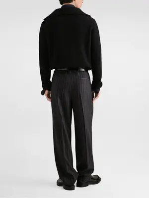 Dolce & Gabbana Virgin Wool Cardigan With Embroidery