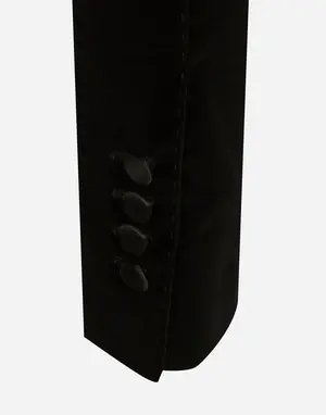 Dolce & Gabbana Velvet Cropped Blazer