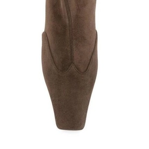 Khaite Square-toe Stretch Ankle Boots - Ebony