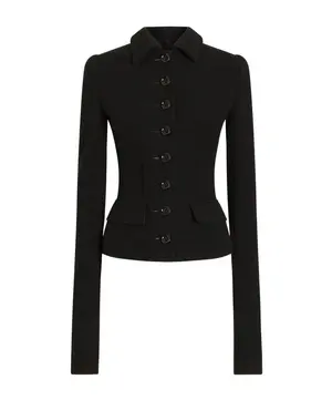 Dolce & Gabbana Dolce Gabbana Single-breasted Slim Blazer - Black