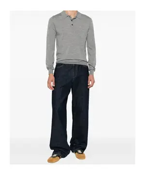 LANVIN Long-sleeve Polo Shirt