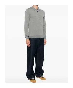 LANVIN Long-sleeve Polo Shirt